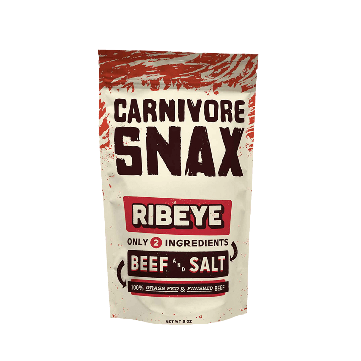 Ribeye - Meat 'Chips' Snack, Beef and Redmond Real Salt – Carnivore Snax