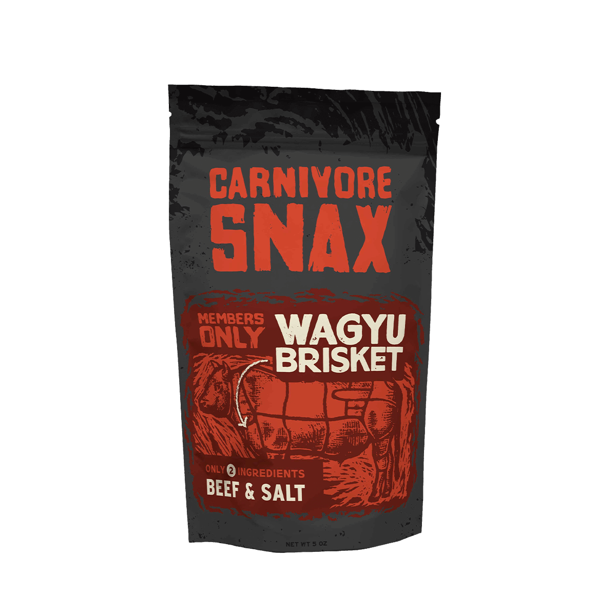 Wagyu Brisket - Meat 'Chips' Snack, Wagyu Beef and Redmond Real Salt ...